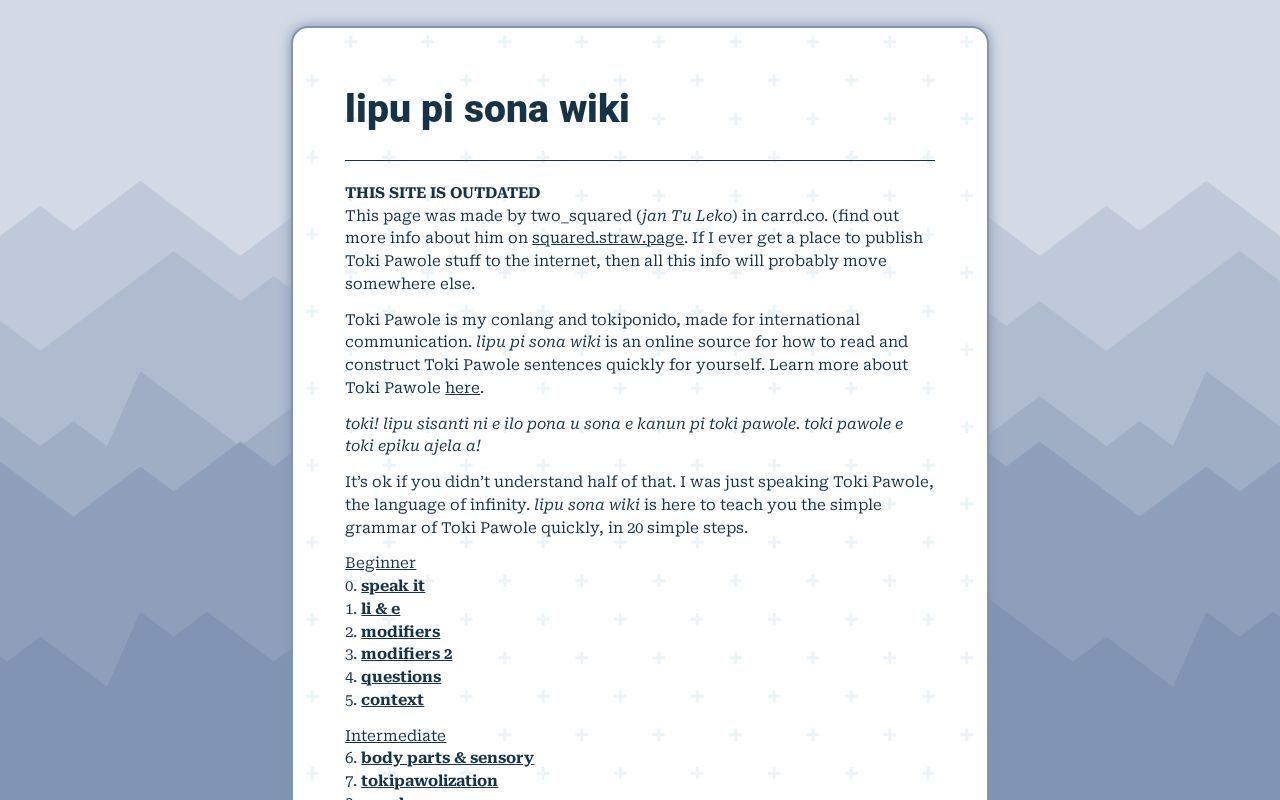 Grammar - lipu pi sona wiki